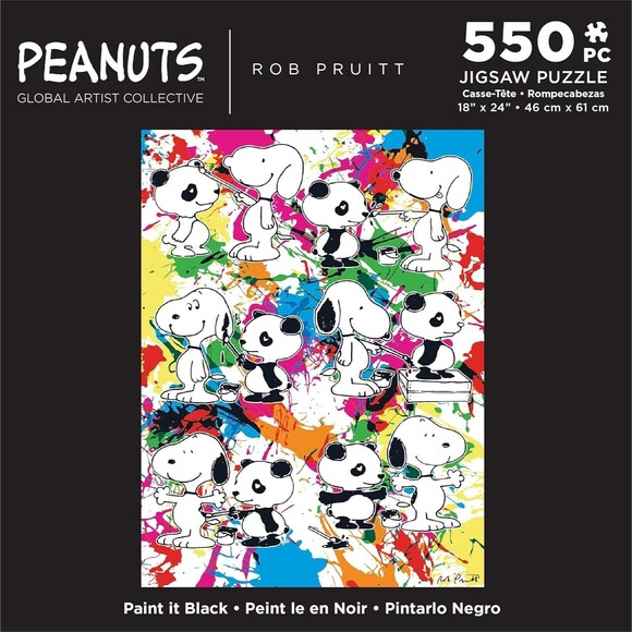 Peanuts | Toys | Peanuts 55 Piece Puzzle Artist Rob Pruitt Paint It ...